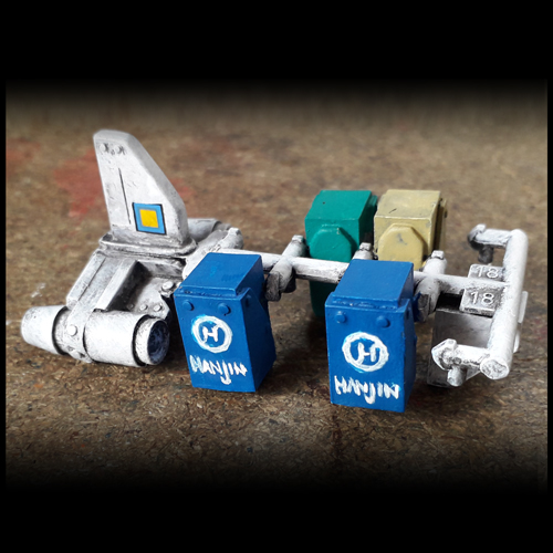 The next step I took as to paint in some shading lines with my dark ...